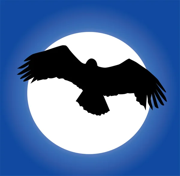Crow and moon Stock Vector Image by ©Koryaba #59933595