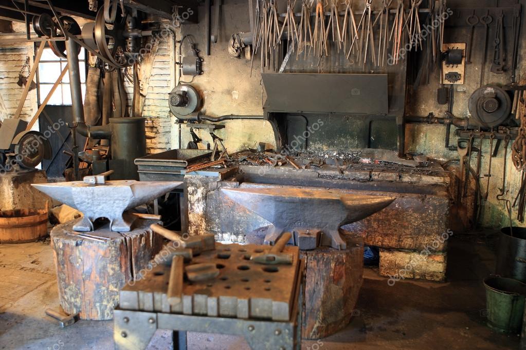 Pictures: old blacksmith | Old blacksmith workshop — Stock Photo ...