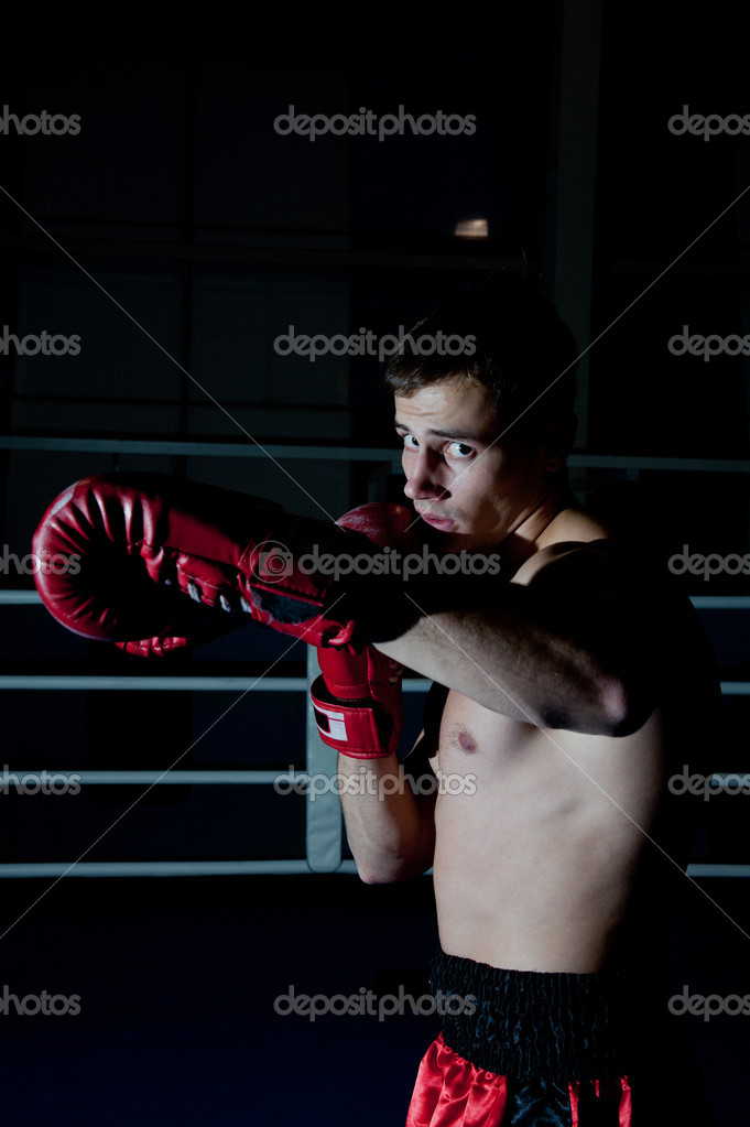 Man fighting on the ring Stock Photo by ©maxsaf 14226143