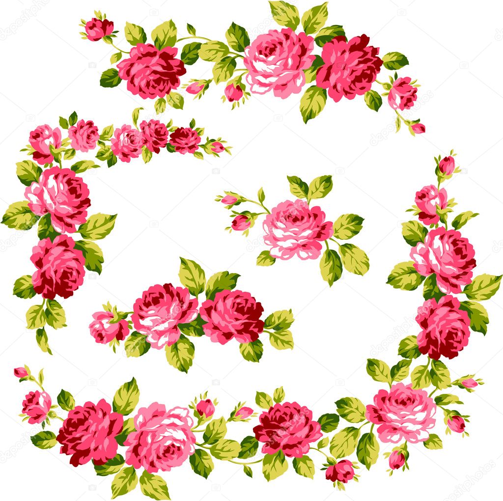 ROSE CORNER — Stock Vector © daicokuebisu #13924588