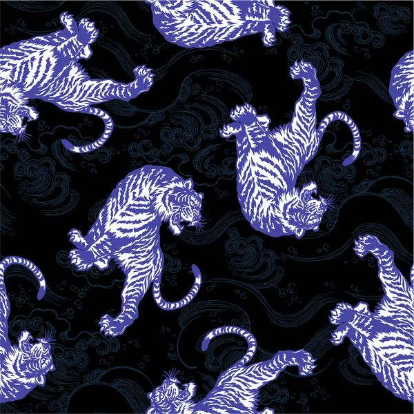 Japanese tiger Vector Art Stock Images | Depositphotos