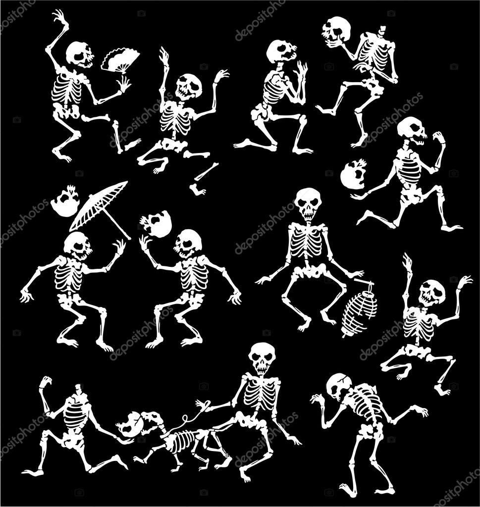 Happy Skeleton Stock Vector Image By ©daicokuebisu 38771591