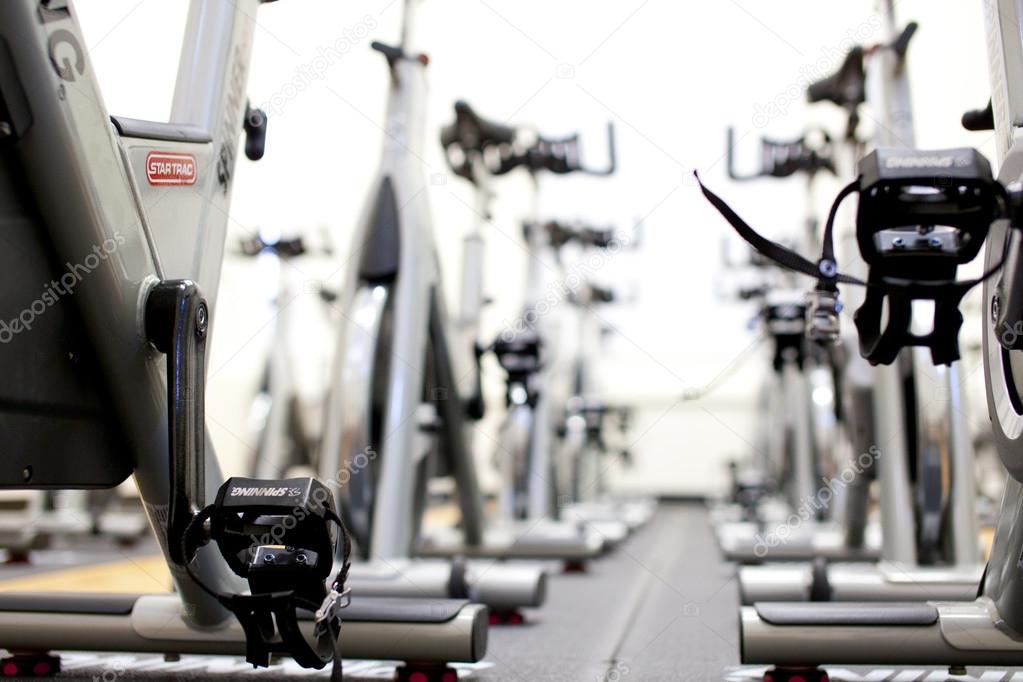 Spinning Equipment in gym – Stock Editorial Photo © Mr.Interior #24935099