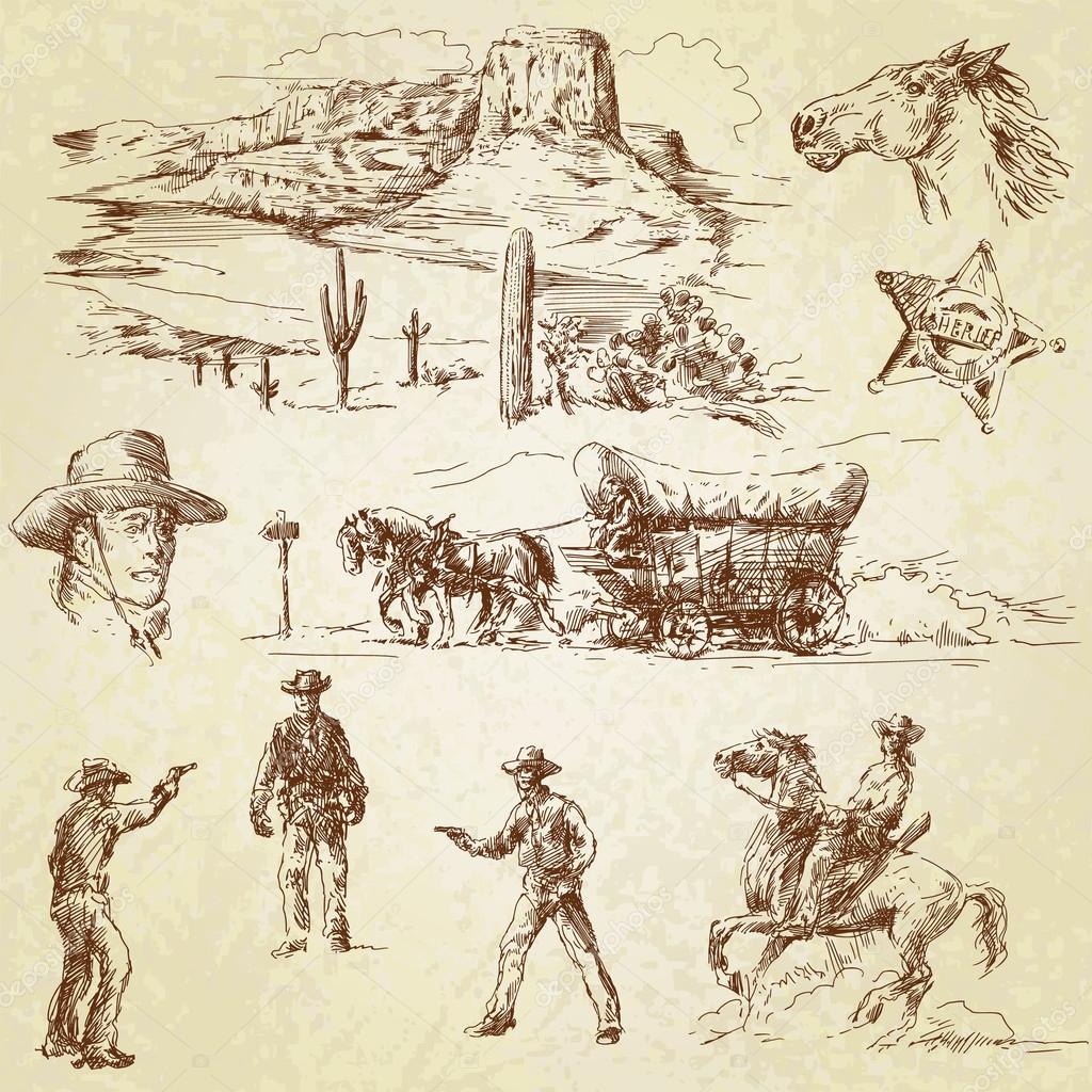 Wild west Stock Vector Image by ©canicula #13886313