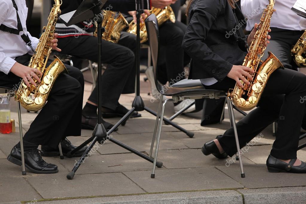 Saxophone players in action Stock Photo by ©Knut_Wiarda 16511479