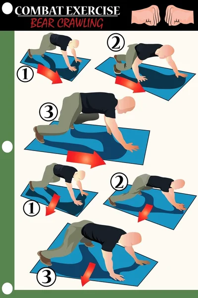 ᐈ Bear crawl cartoon stock vectors, Royalty Free bear crawl ...