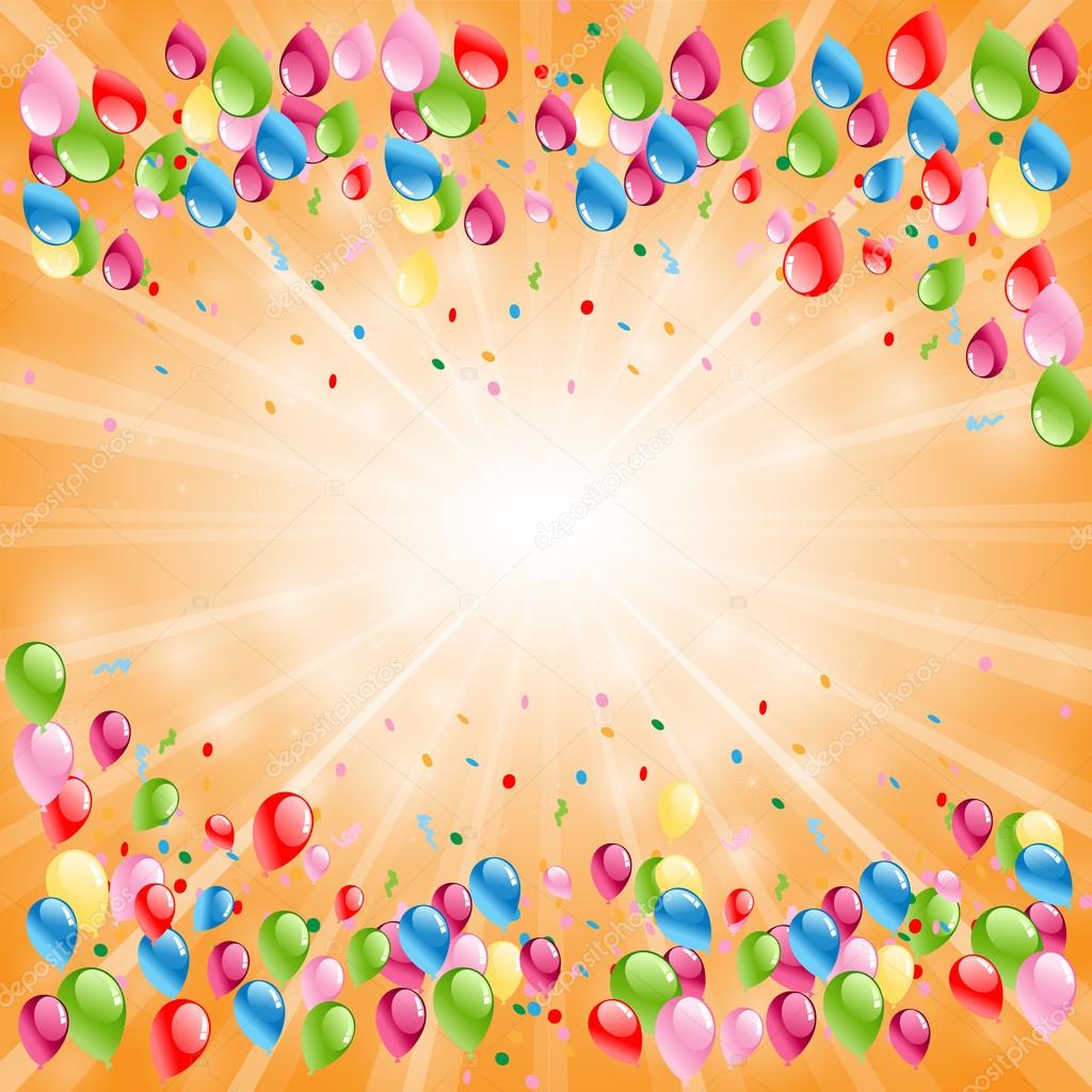 Beautiful colored balloons background Stock Vector Image by ©kozar12 ...