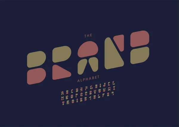 Stylized Brand Alphabet Font Vector Stock Vector by ©Passionartist ...