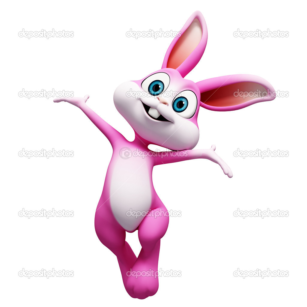 Happy smiling bunny — Stock Photo © pixologic #20985163