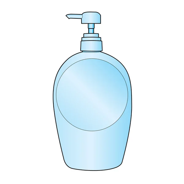 Lotion pump bottle outline vector — Stock Vector © attaphongw #40323709