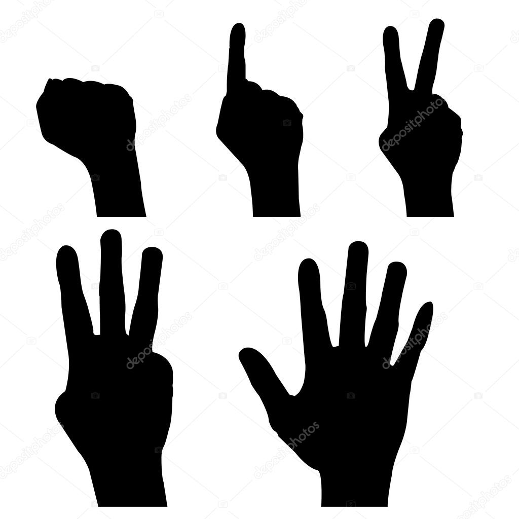 Hand Signals vector Stock Vector Image by ©attaphongw #42582833
