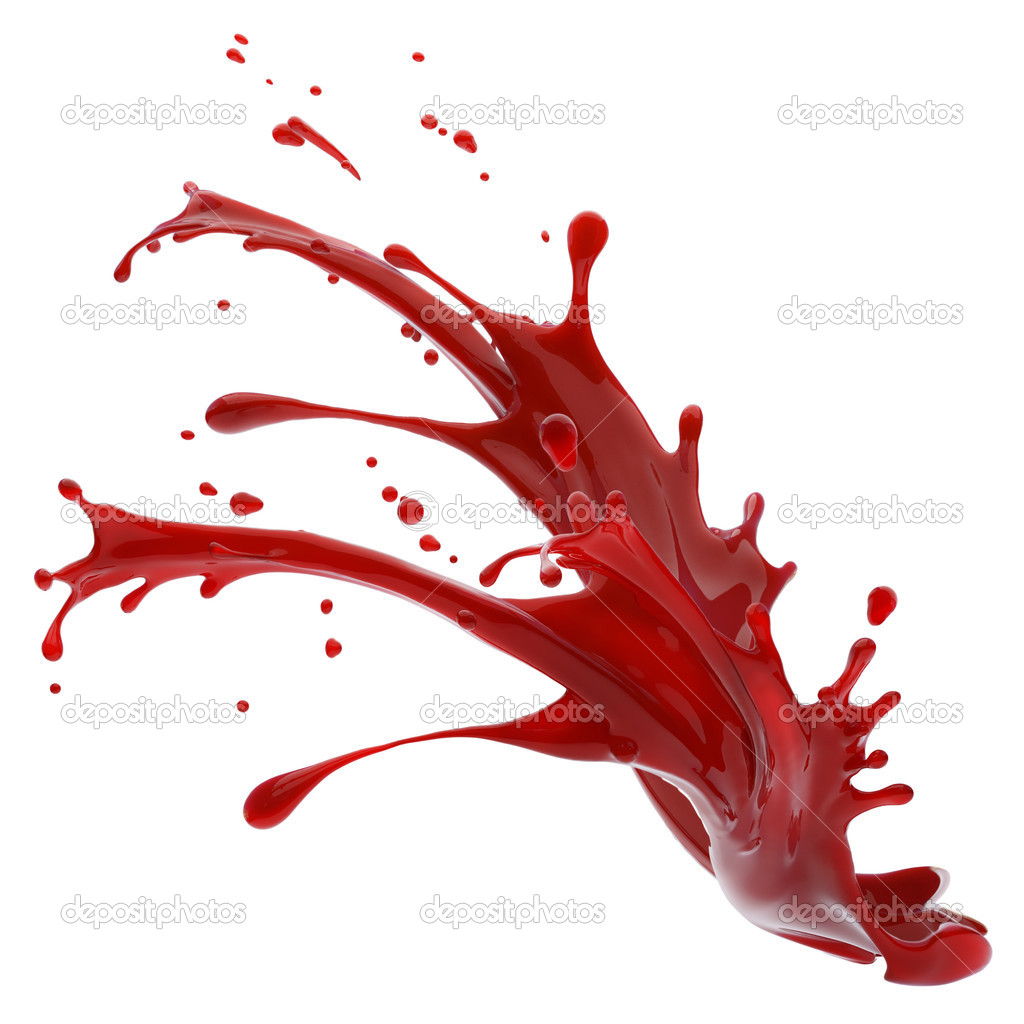 Splashes of red liquid — Stock Photo © vitaliy_sokol #31457731