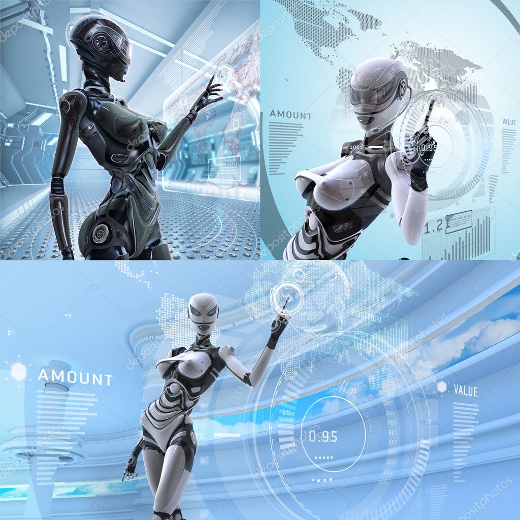 Futuristic female android Stock Photo by ©vitaliy_sokol 31457755
