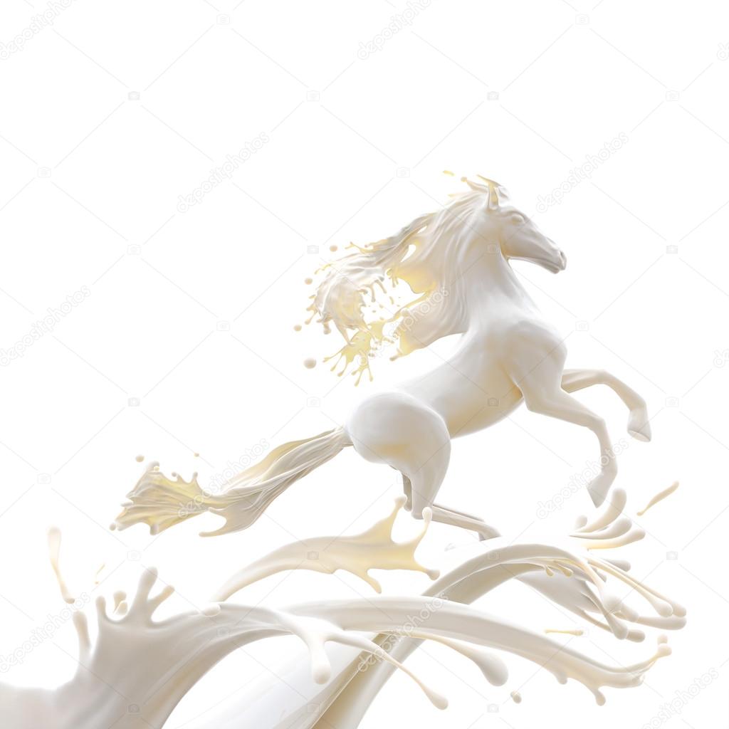Milk horse Stock Photo by ©vitaliy_sokol 51226571