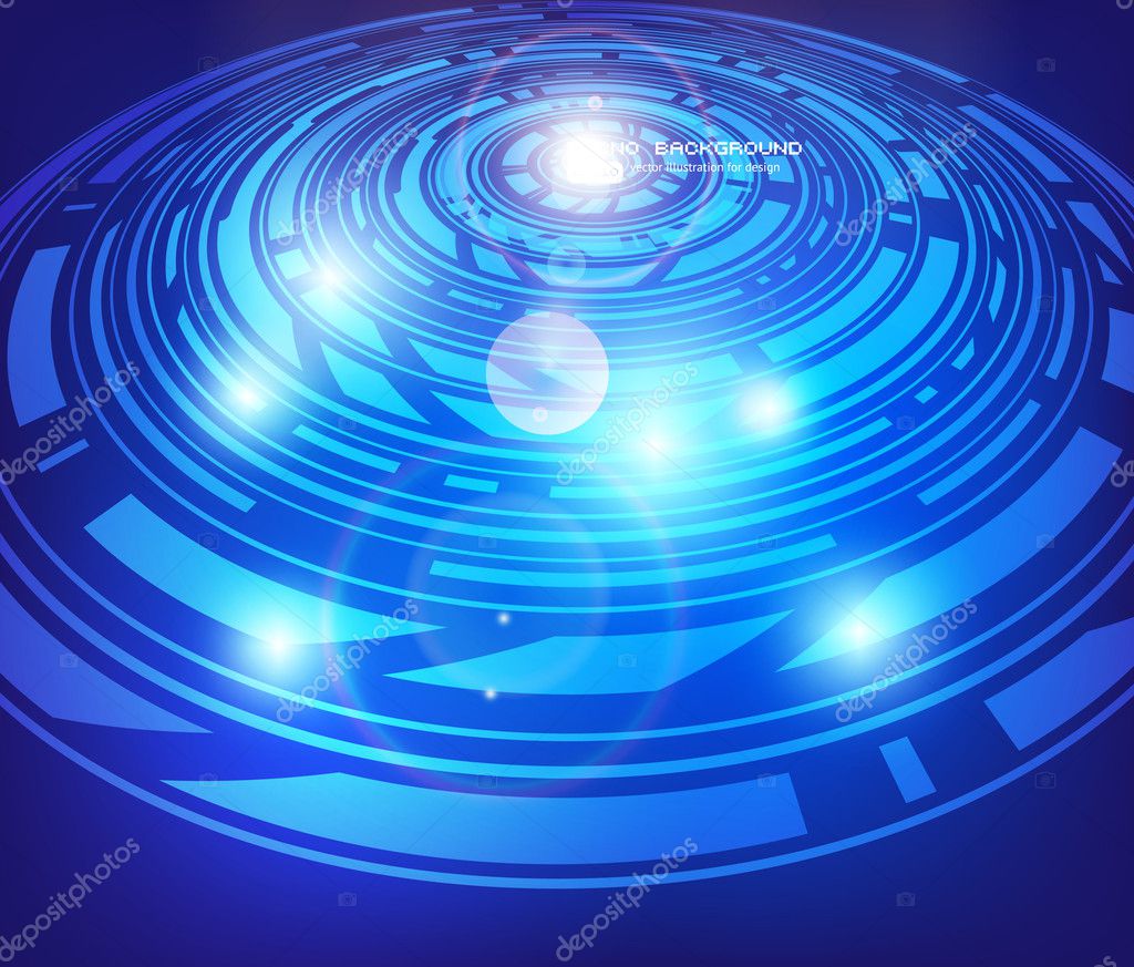 Techno background Stock Vector by ©Ozerina 14550307