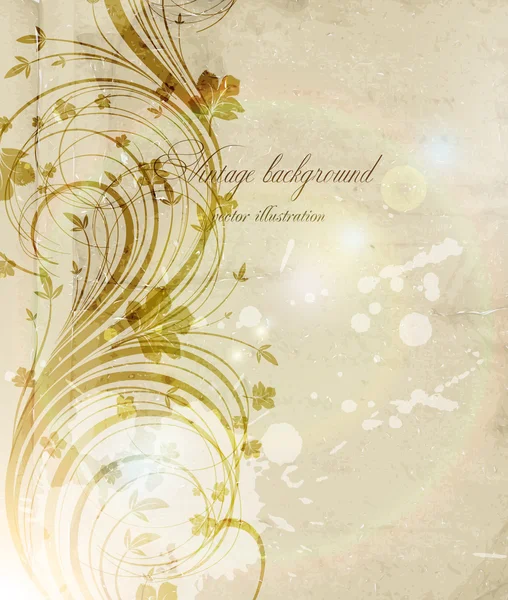 Classical wall-paper with a flower pattern — Stock Vector © Ozerina ...