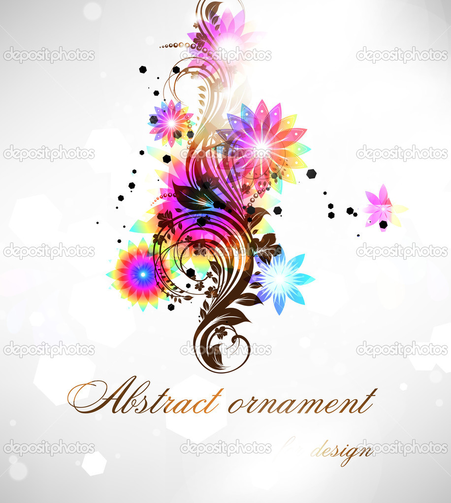 Spring flower background design Stock Vector Image by ©Ozerina #14634653