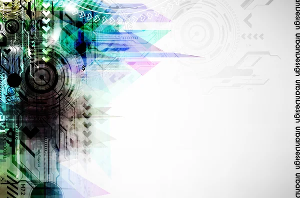 Digital background for techno design. Stock Vector Image by ©Ozerina ...