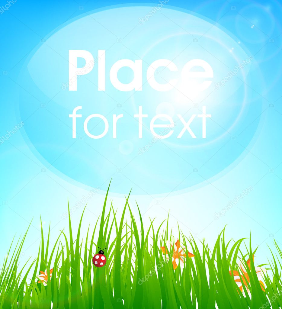 Spring background design Stock Vector by ©Ozerina 15628997