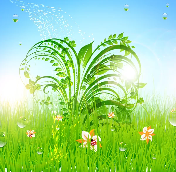 Spring background design Stock Vector Image by ©Ozerina #15468561