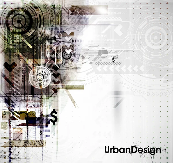 Digital background for techno design. Stock Vector Image by ©Ozerina ...