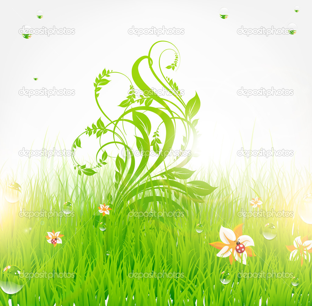 Spring background design Stock Vector by ©Ozerina 15782533