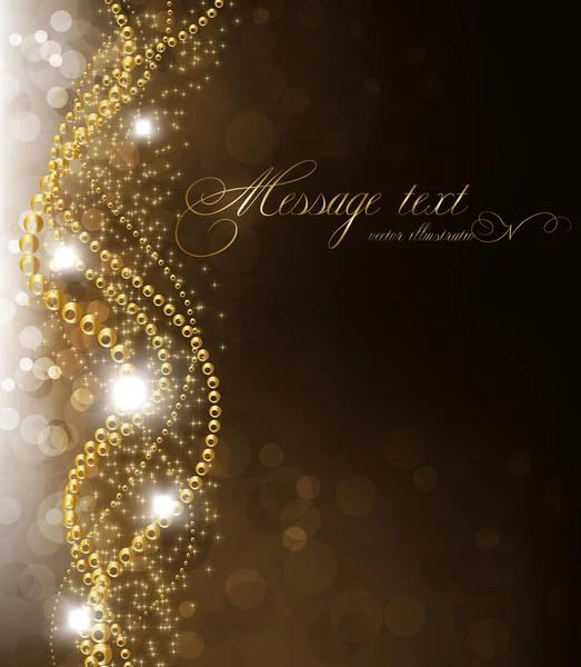 Elegant magic golden background with place for text invitation. with ...