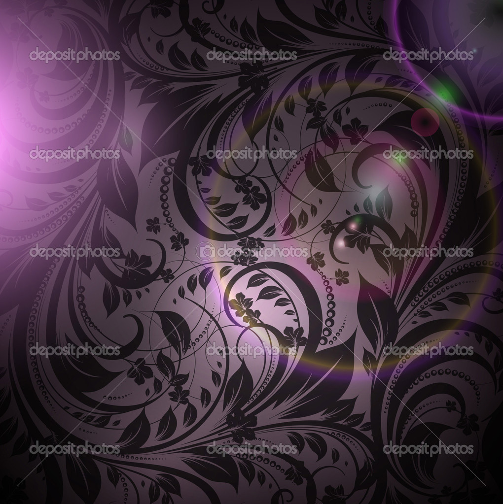 Seamless wallpaper pattern violet, vector Stock Vector Image by ...