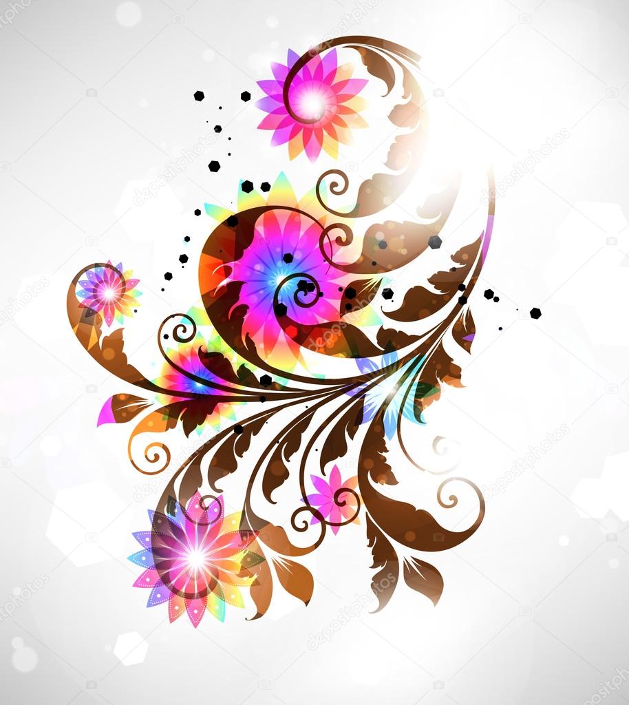 Spring flower background design Stock Vector Image by ©Ozerina #15854205