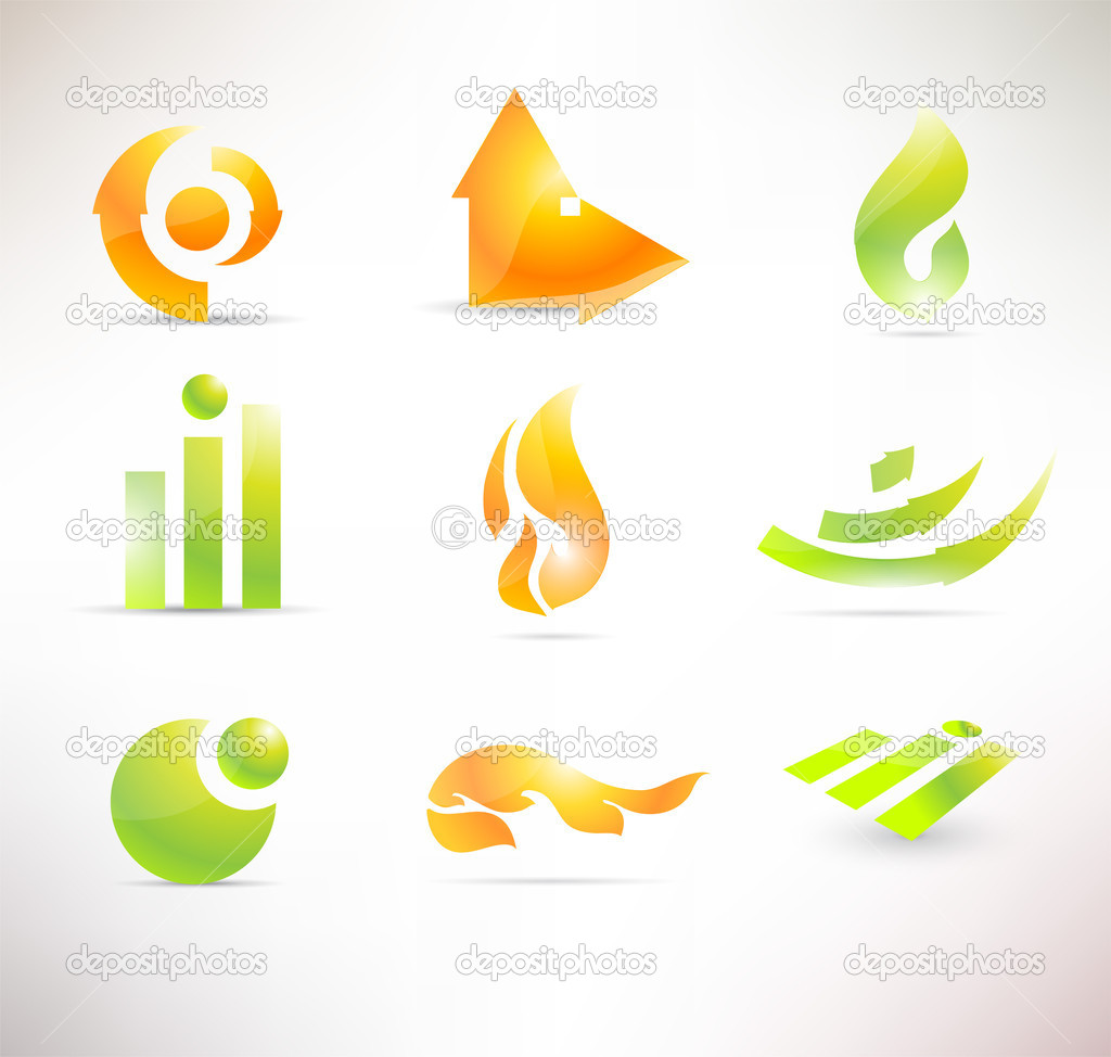Vector symbols. Stock Vector Image by ©Ozerina #16319161