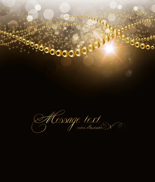 Elegant magic golden background with place for text invitation. with ...