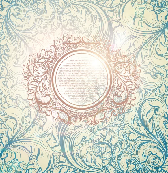 Classical wall-paper with a flower pattern — Stock Vector © Ozerina ...