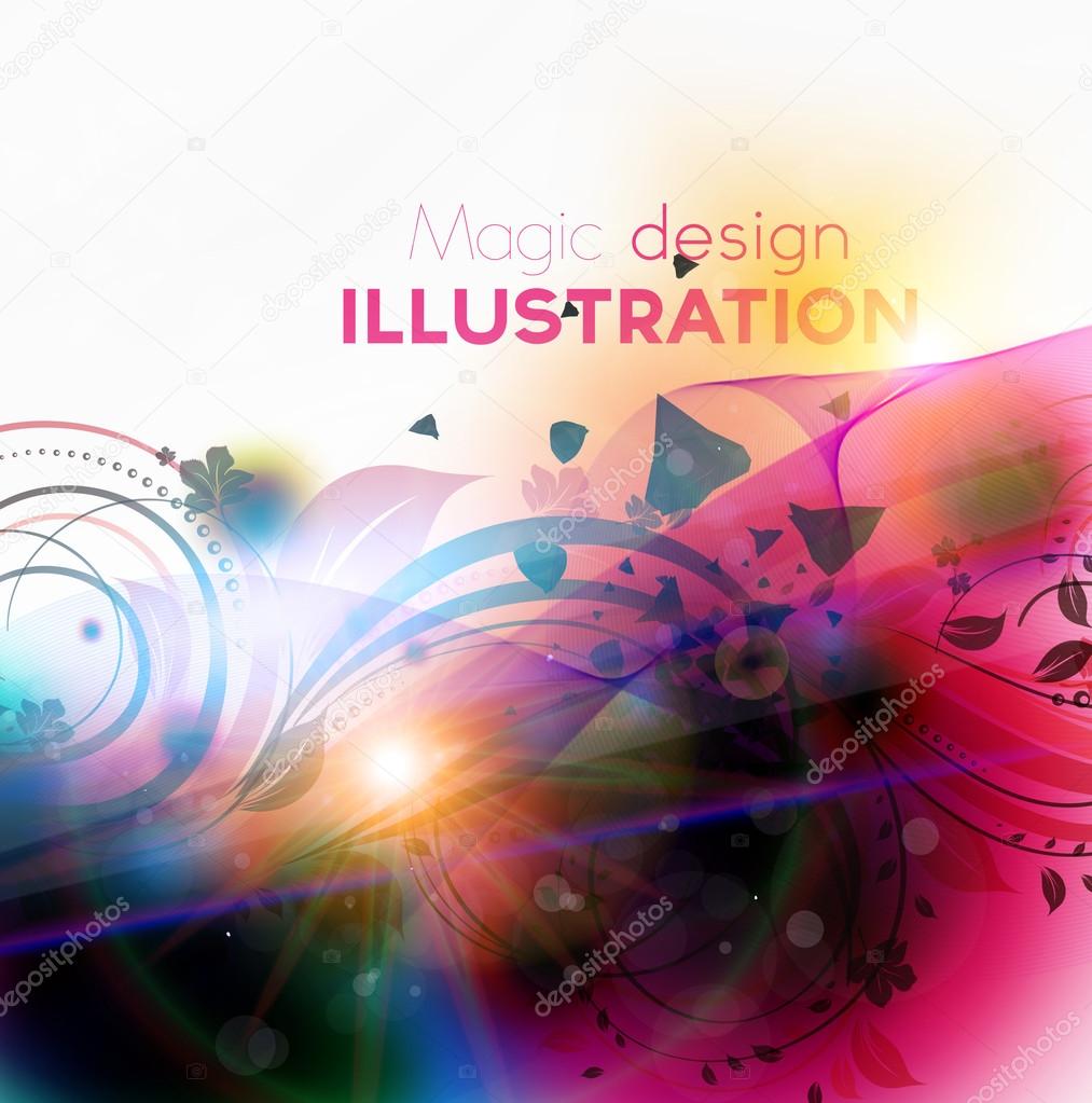 Spring flower background design Stock Vector by ©Ozerina 16651037