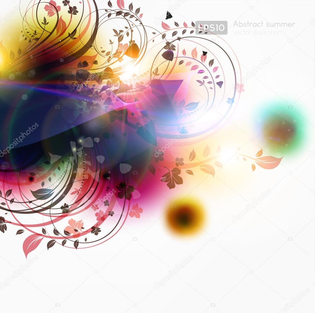 Spring flower background design Stock Vector by ©Ozerina 17643677