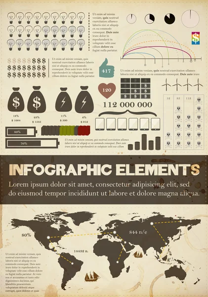 Set of infographics for design with chemical and medical elements ...