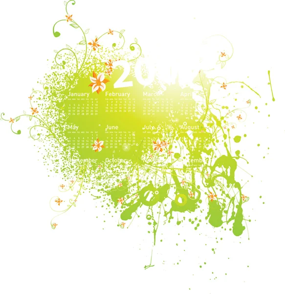 Vector spring calendar for design. Stock Vector Image by ©Ozerina #18255511