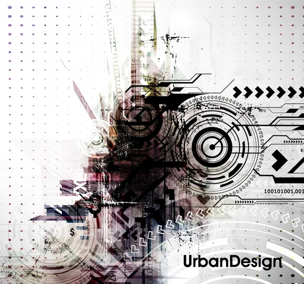 Digital background for techno design. Stock Vector Image by ©Ozerina ...