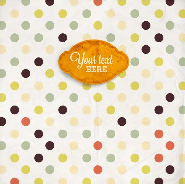 Vintage paper texture background with paper label — Stock Vector ... Vintage paper texture background with paper label — Stock Vector ...