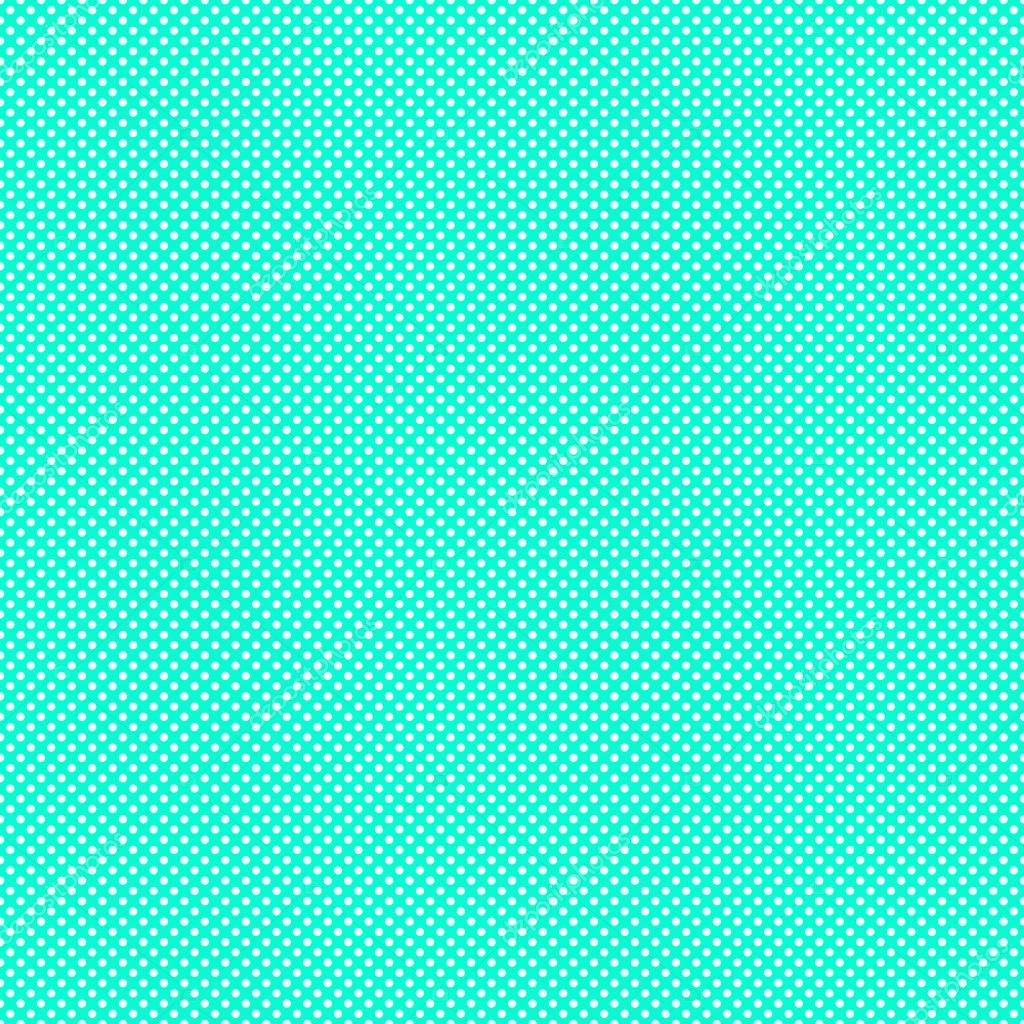 Green background with white polka dots pattern Stock Photo by ...