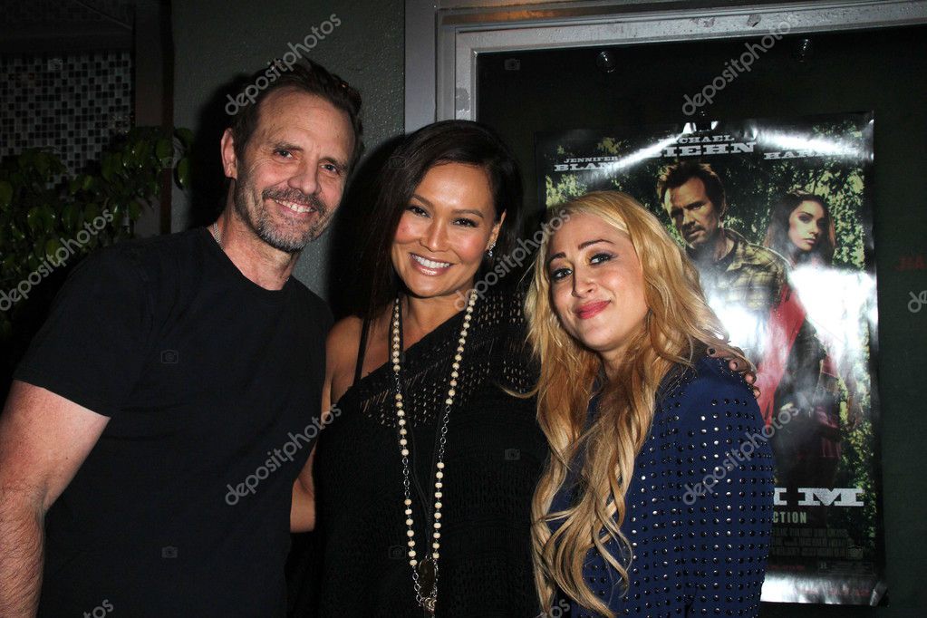 Michael Biehn, Tia Carrere, Jennifer Blanc — Redaktionelles Stockfoto ...