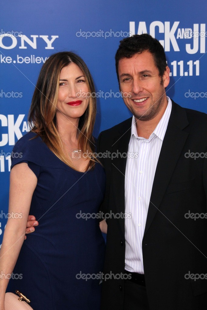 Jackie Sandler, Adam Sandler at the "Jack and Jill" World Premiere ...
