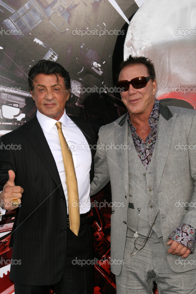 Salvester Stalone And Mickey Rourke