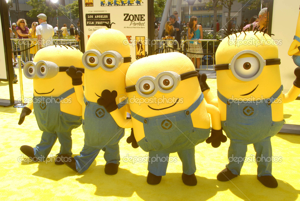 Minions at the "Despicable Me" Los Angeles Premiere , L.A. Live, Los ...