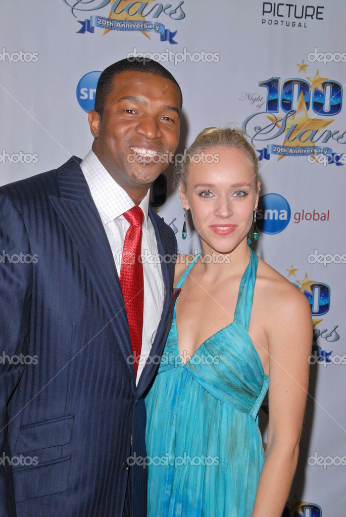 Roger Cross and wife Josephine Jacob at the 2010 Night of 100 Stars ...