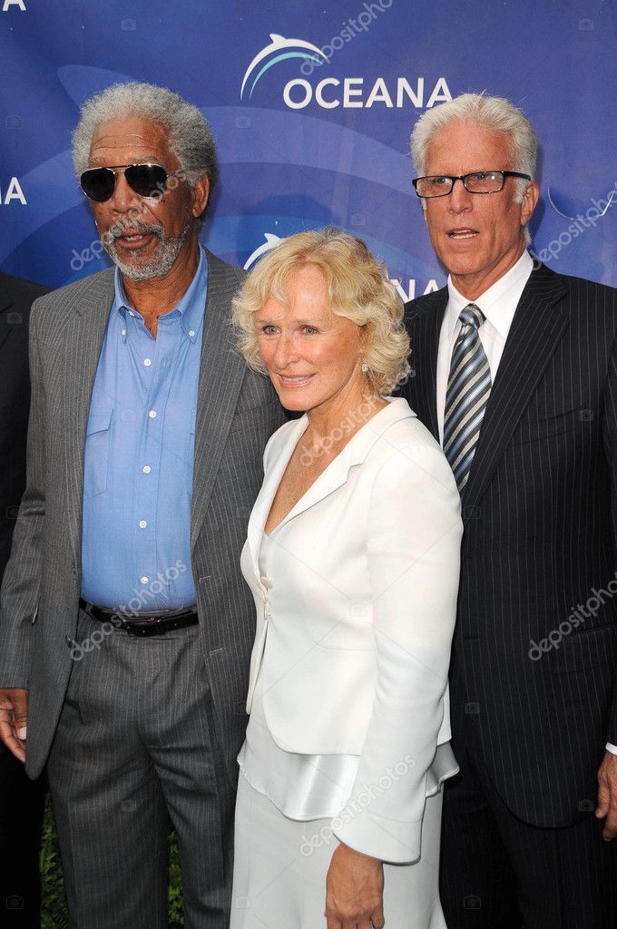 Morgan Freeman with Glenn Close and Ted Danson – Stock Editorial Photo ...