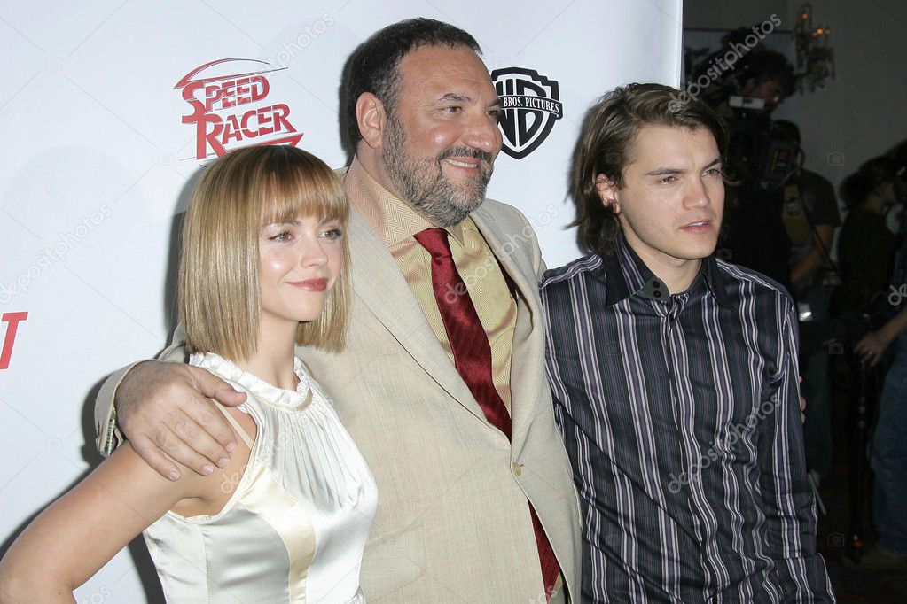 Christina Ricci with Joel Silver and Emile Hirsch — Stock Editorial ...