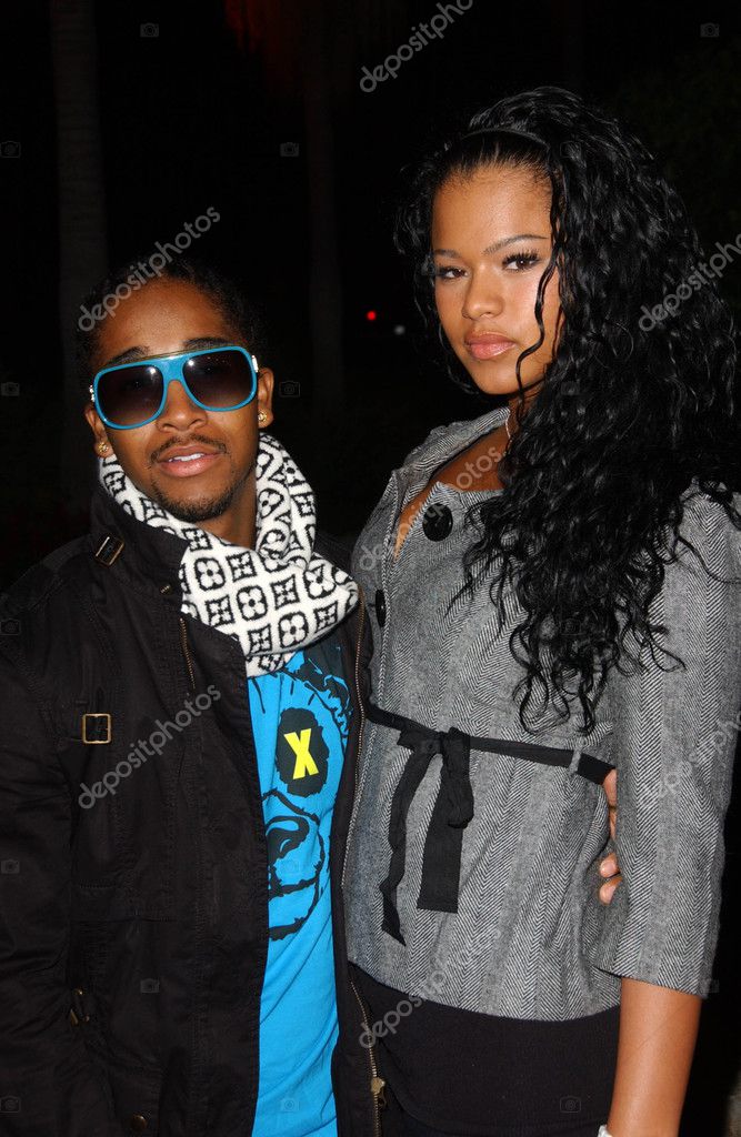 Omarion Grandberry and friend at the T-Mobile Sidekick LX Launch Party ...