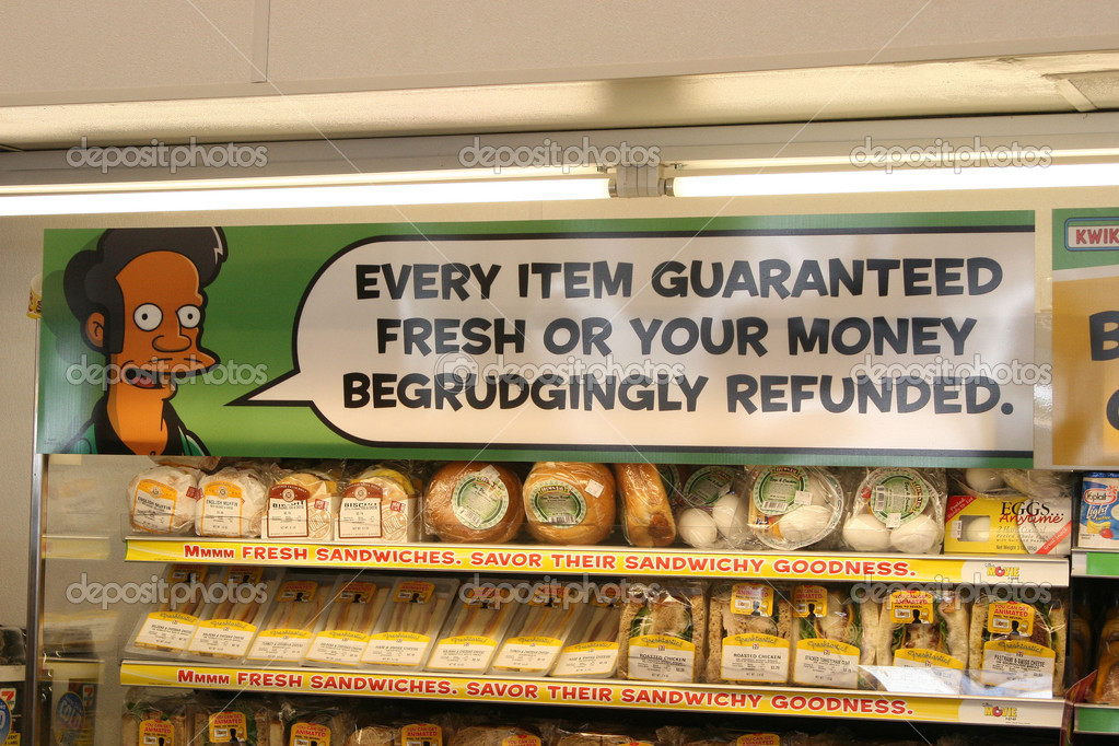 "Simpsons" Kwik-E-Mart Opens in Burbank — Stock Editorial Photo © s ...