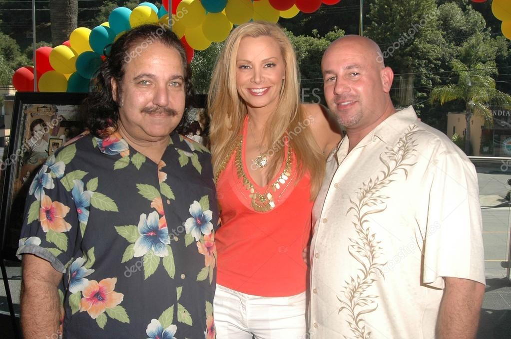 Ron Jeremy with Cindy Margolis and Mike Esterman – Stock Editorial ...
