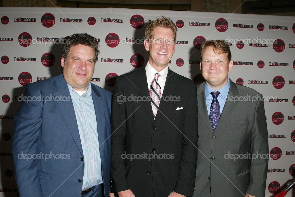 Jeff Garlin with Tony Uphoff and Andy Richter — Stock Editorial Photo ...